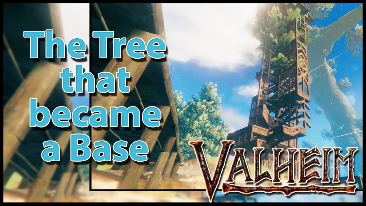 Valheim - Build Expo - The Tree Base - YouTube