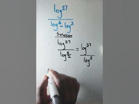 solving logarithm is simple #mathematics - YouTube