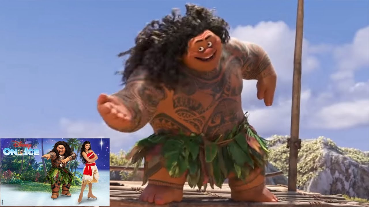 Maui (Moana)- You’re Welcome LIVE Disney On Ice #moana #disney - YouTube