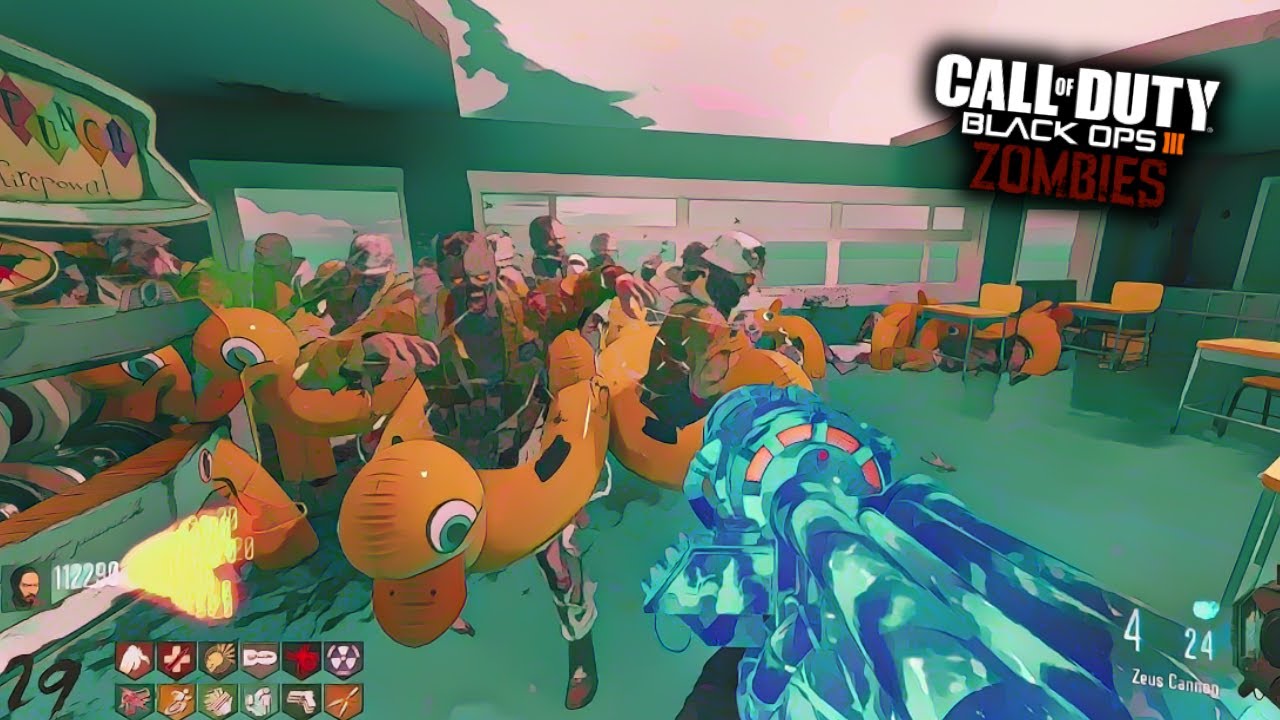 I hope you like the color blue.... (BO3 Custom Zombies) - YouTube