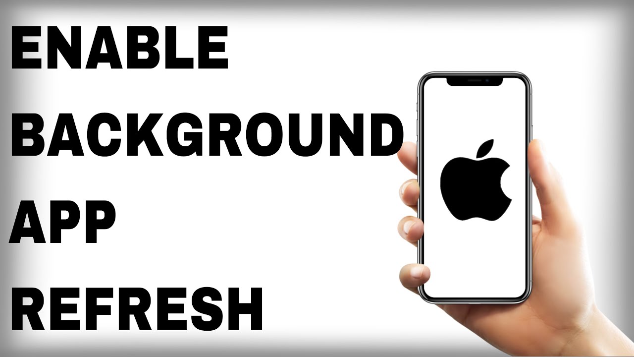 How to Enable Background App Refresh on iPhone - YouTube