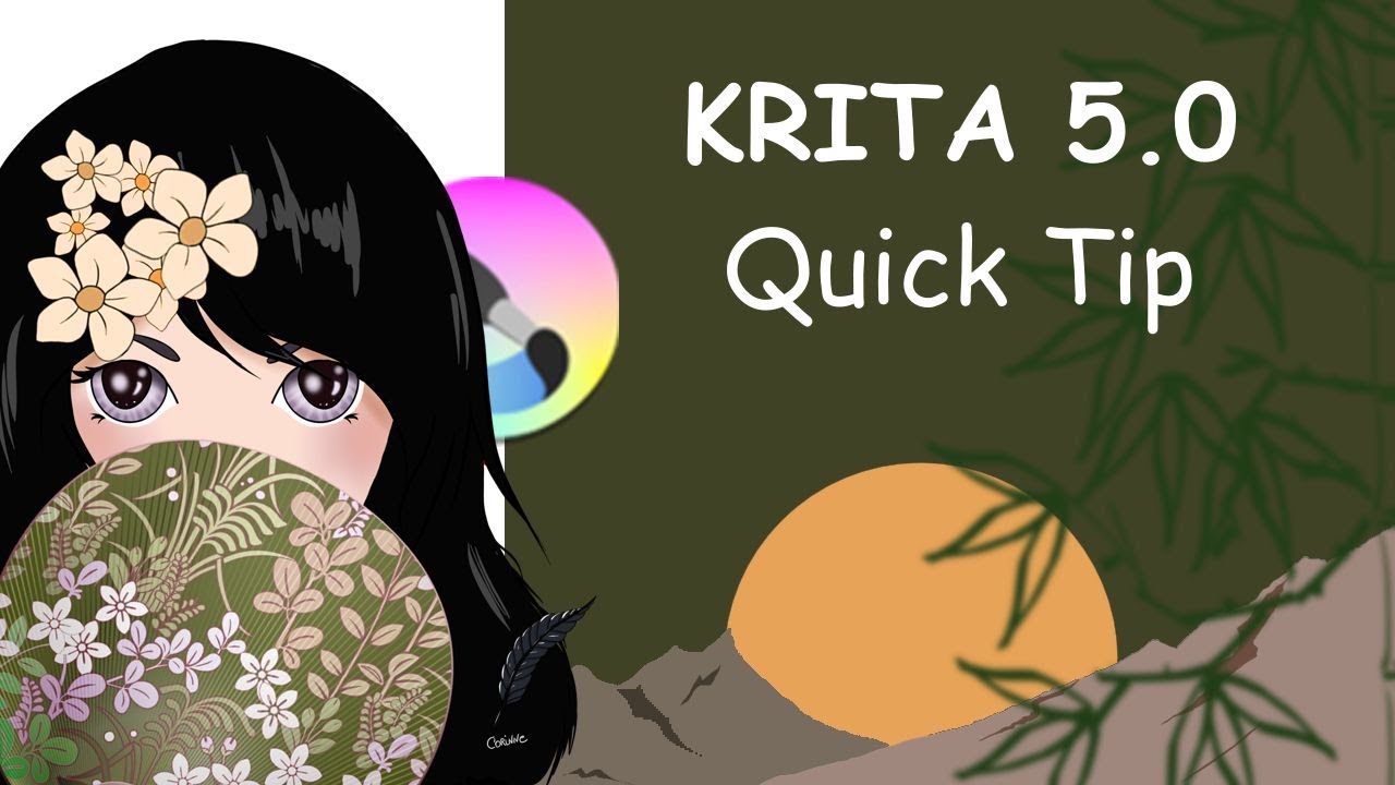 KRITA 5.0 - QUICK TIP - LOCK/UNLOCK DOCKERS - YouTube