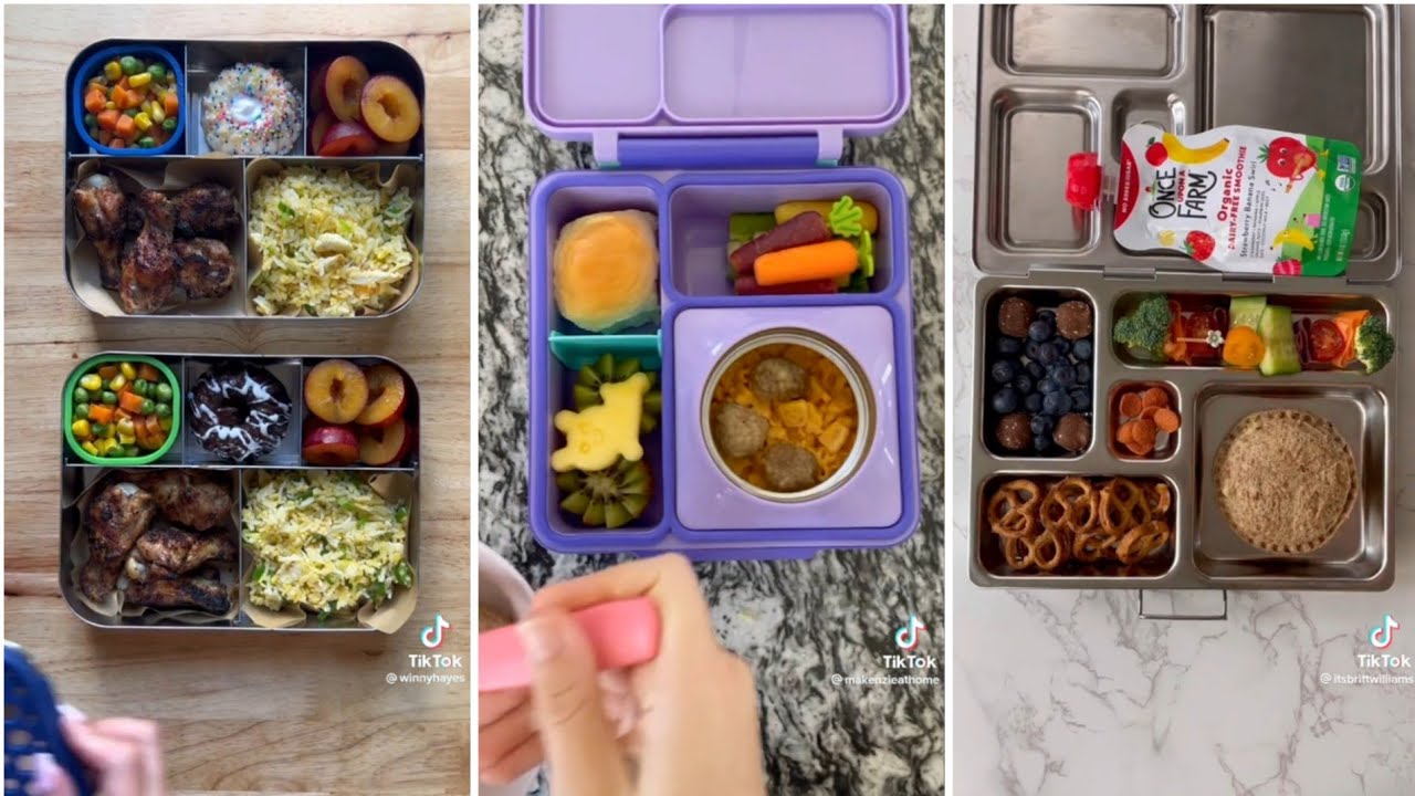 PACKING LUNCH FOR MY KIDS pt.2/TIKTOK COMPILATION - YouTube