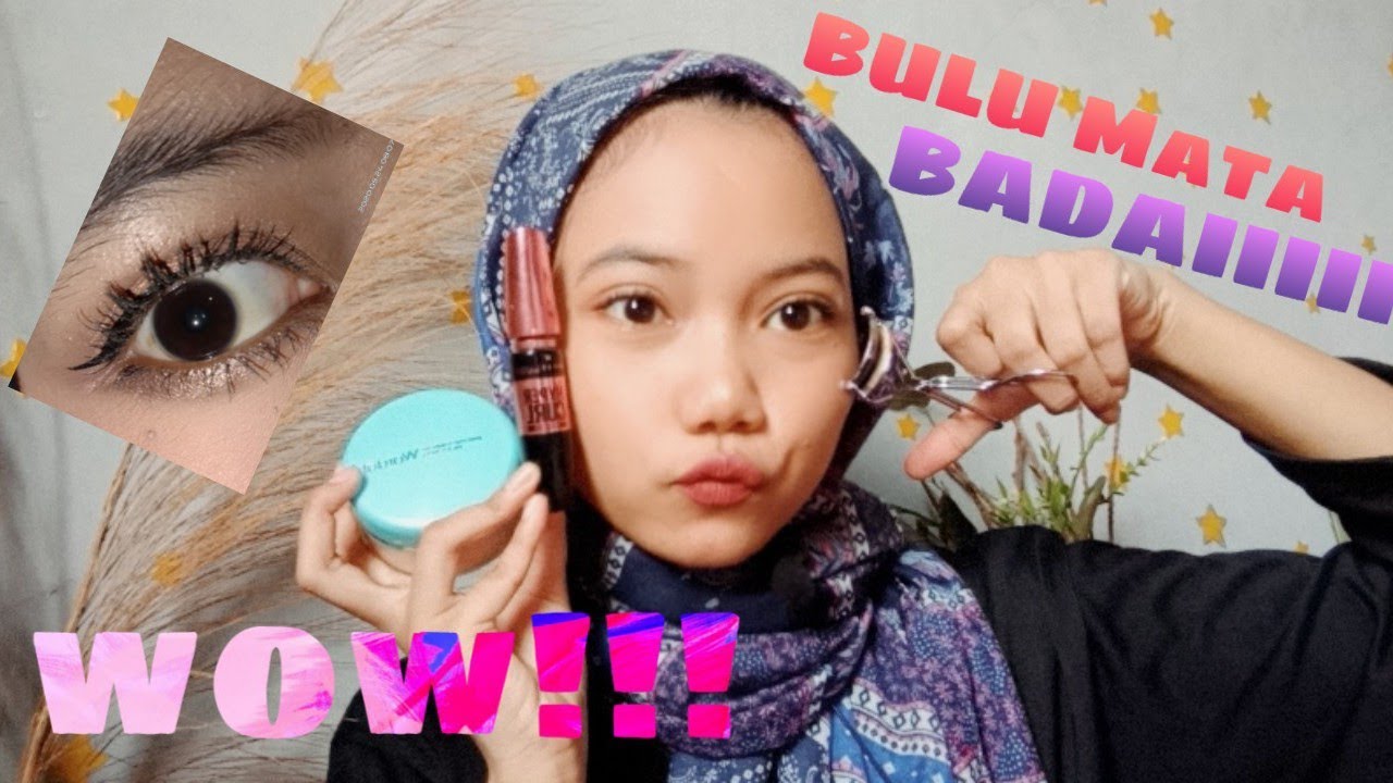 CARA BIKIN BULU MATA BADAI SIMPEL - YouTube