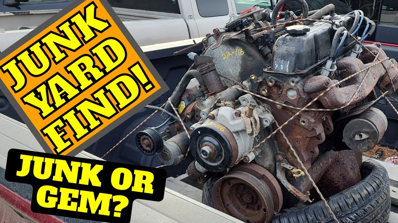 Awesome Surprise Inside Of This Dirty Junkyard 360 Magnum - YouTube