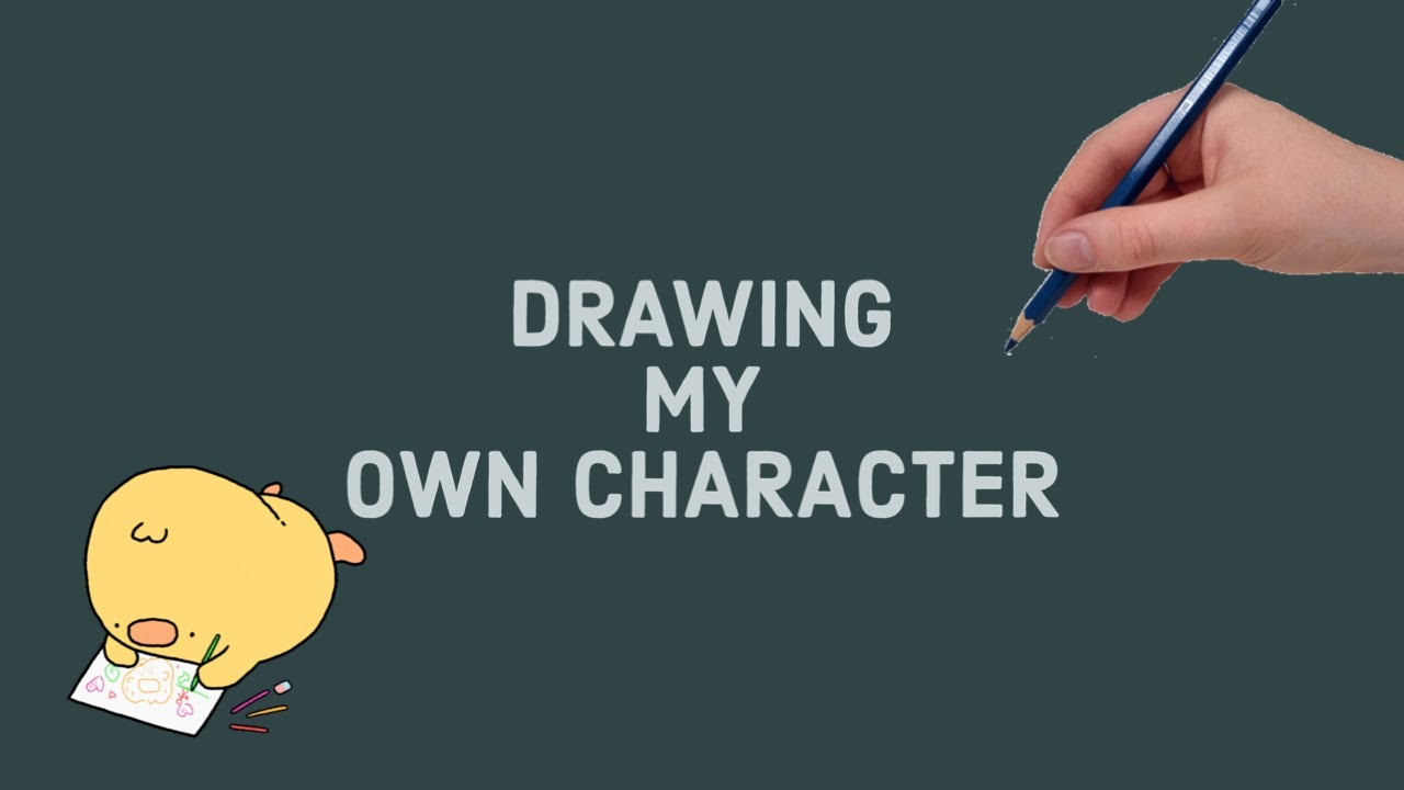 DRAWING MY OWN CHARACTER FULL VIDEO!!! - YouTube