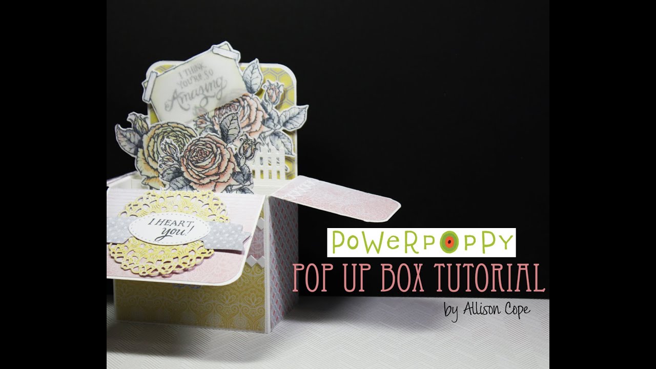 Power Poppy Pop Up Card Tutorial - YouTube