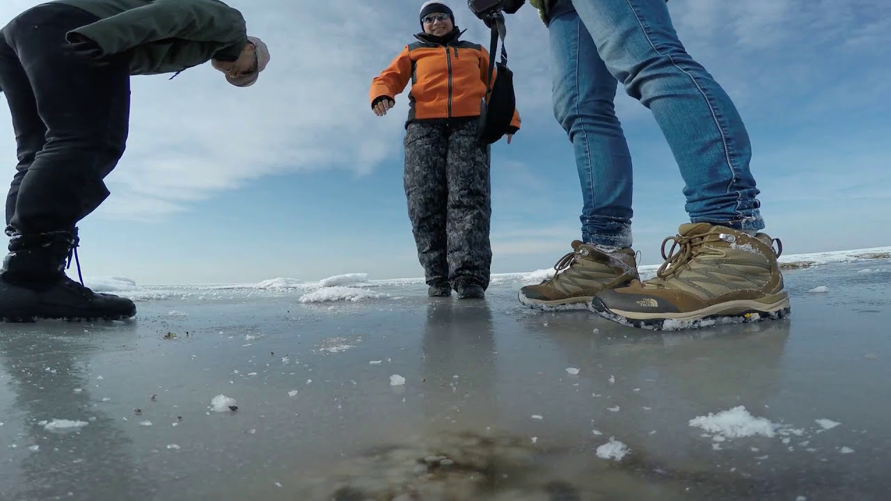 Great Salt Lake in the winter - YouTube