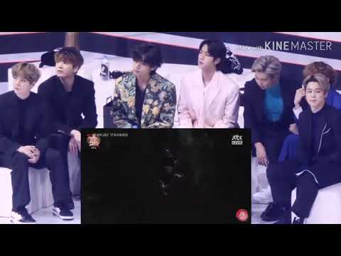 200105 방탄소년단 '(BTS) Reaction to (G)i-dle intro - Lion' @GDA34th Day2 -