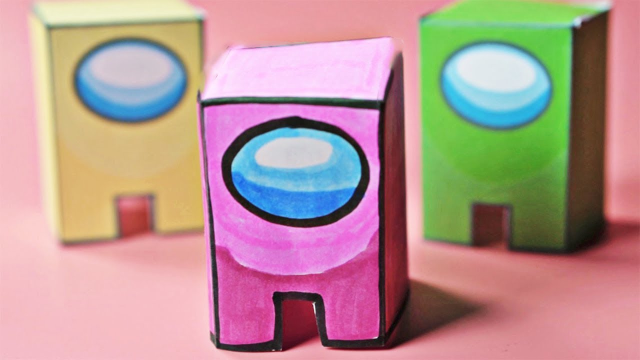 How to Make Paper Among Us Character | Origami AMONG US step by step ...