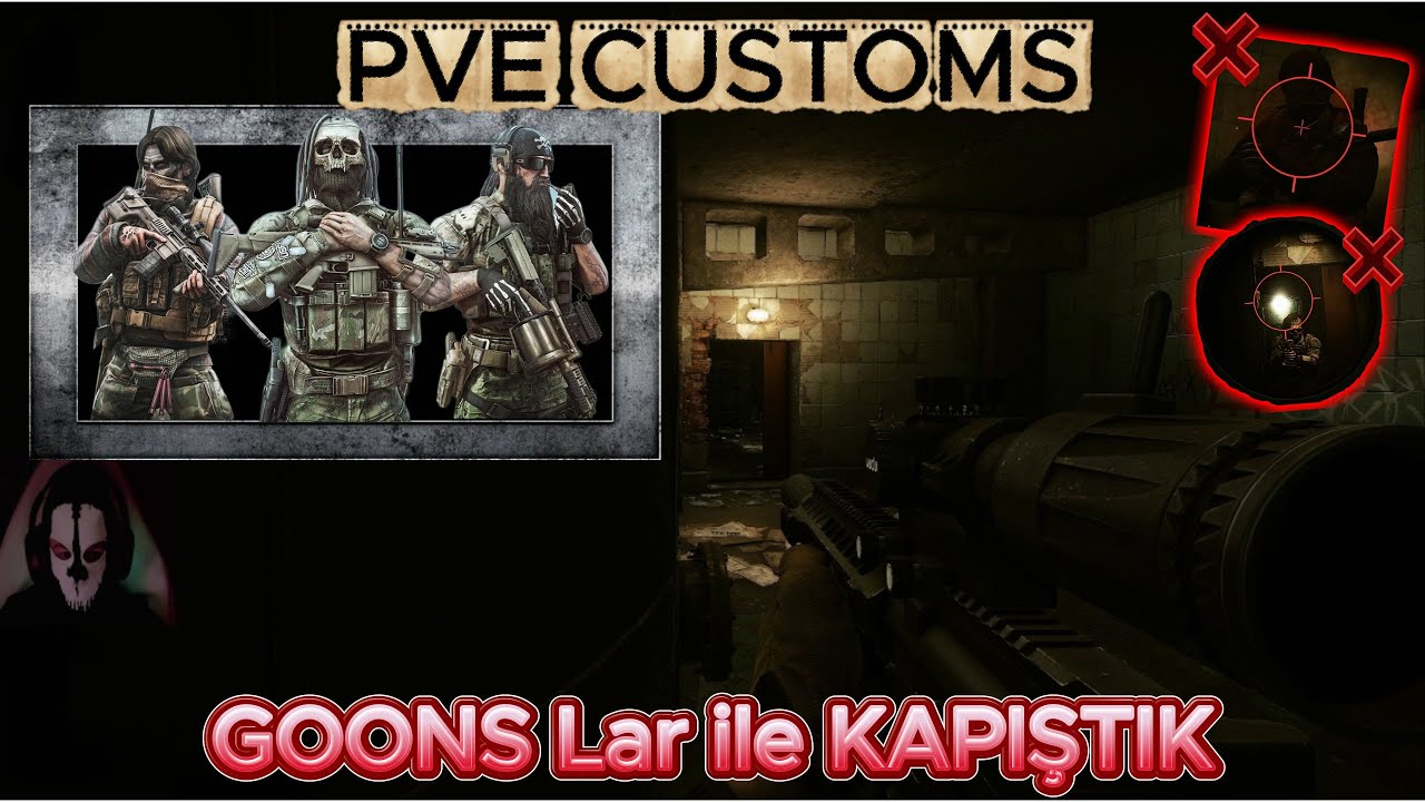 PvE Escape From Tarkov CUSTOMS'da GOONS Vurdum Görev Yapma - YouTube
