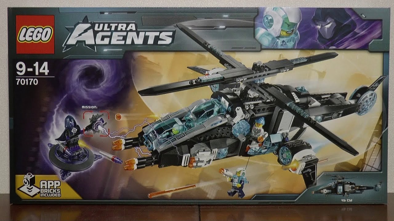LEGO Ultra Agents 70170 Ultrakopter kontra AntiMatter - YouTube