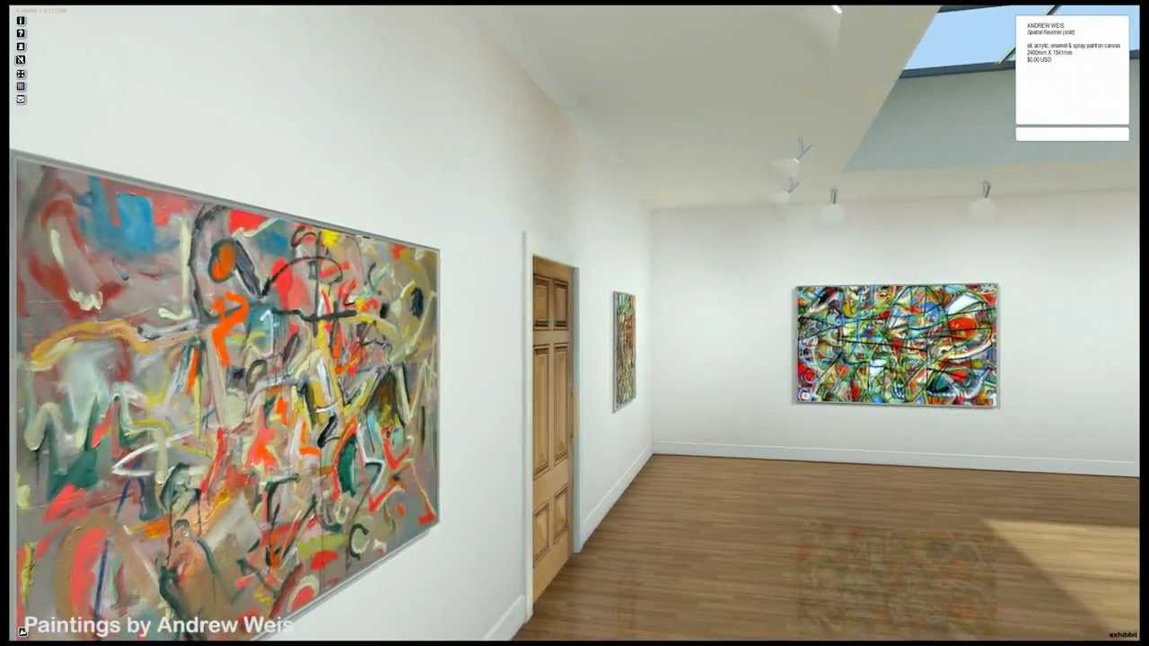 Andrew Weis exhibition in 3d - YouTube