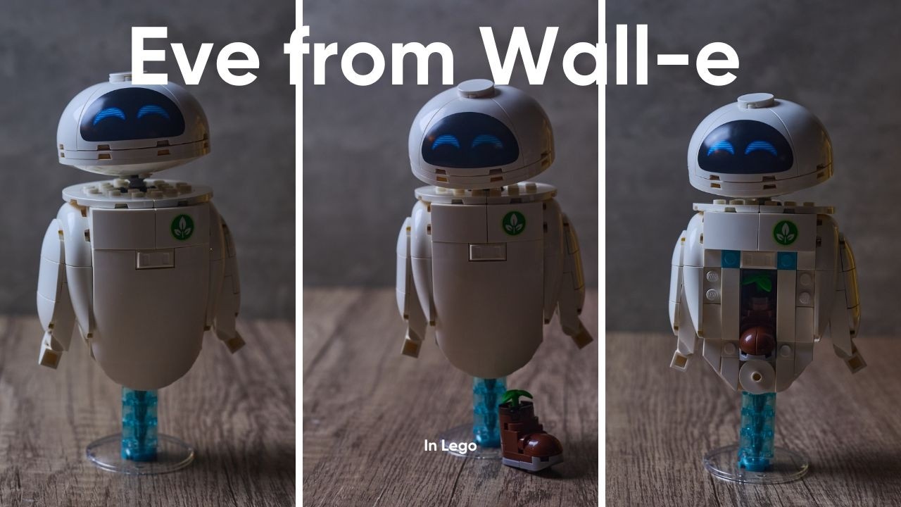 Building EVE from WALL-E | Relaxing LEGO Build (No Talking) - YouTube