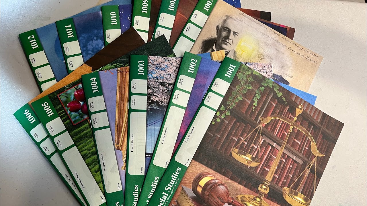 ACE PACE!!! 1st grade SOCIAL STUDIES flip through 1001-1012 - YouTube