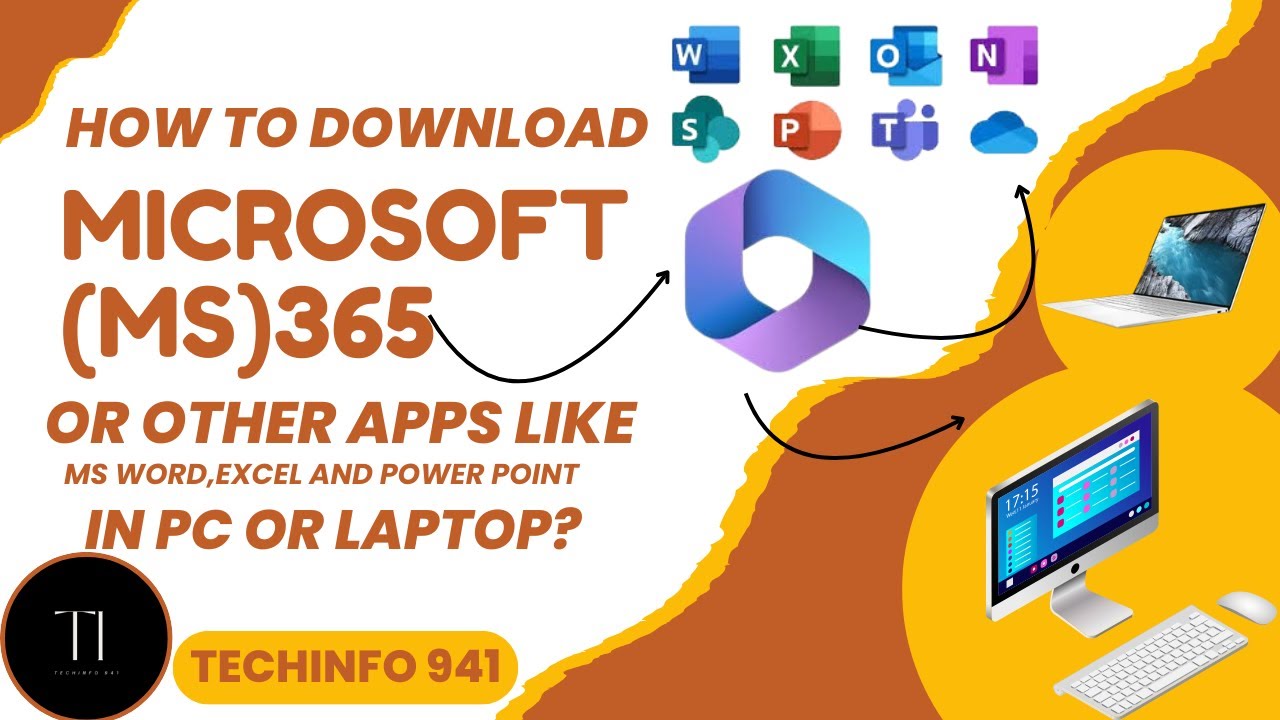 HOW TO DOWNLOAD MICROSOFT(MS) 365 OR OTHER APPS LIKE MS WORD,EXCEL AND ...
