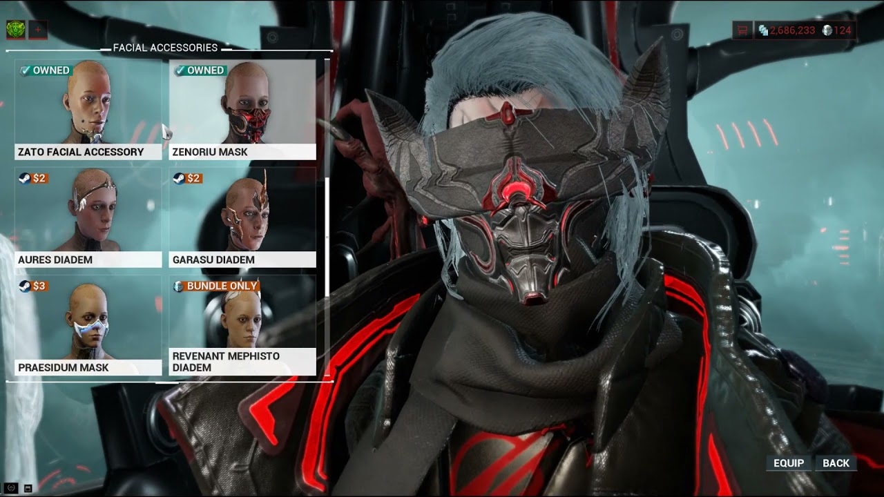 Warframe | Operator Edgy Fashion (Masks, Jackets, & More) - YouTube