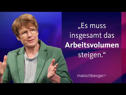 Ralf Stegner und Veronika Grimm diskutieren über Wirtschaft, Steuern und Rente | maischberger