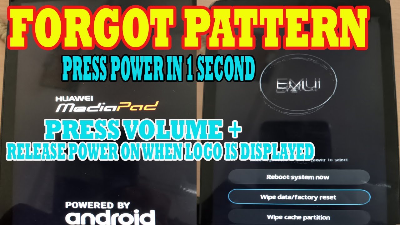 APP LOCK PATTERN FORGOTTEN, HOW TO RESOLVED HUAWEI TABLET OR ANY ...