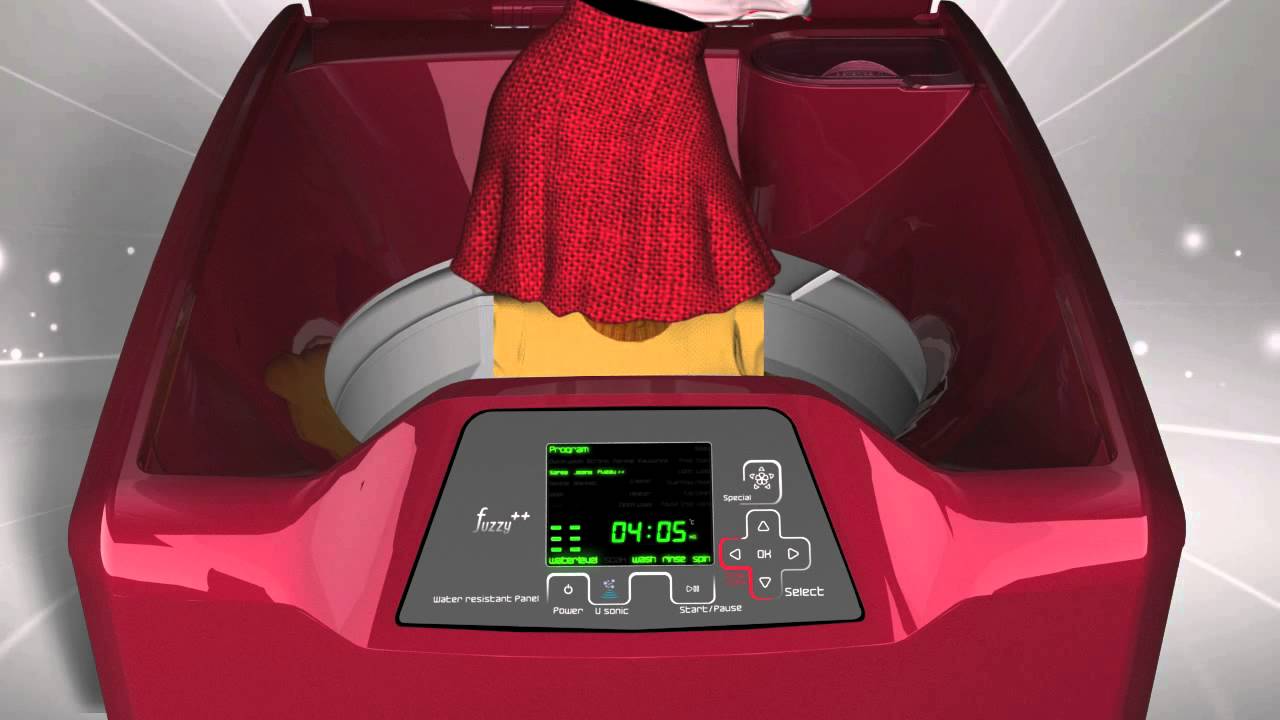 Godrej Eon U-Sonic Washing Machine - Cloth Load Indicator - YouTube