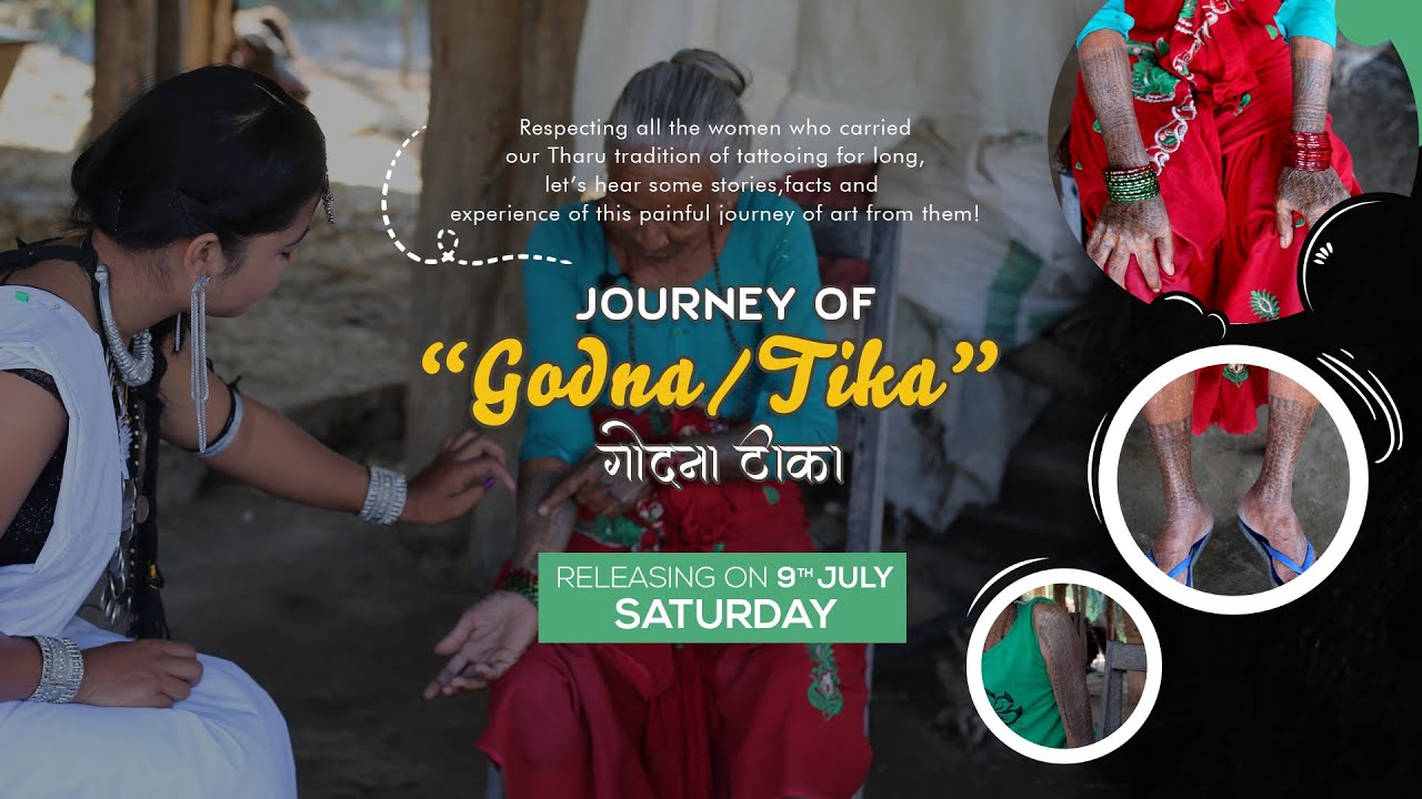 Journey of Godna/Khodaha/Tika || The Art of Tharu Traditional Tattoo ...
