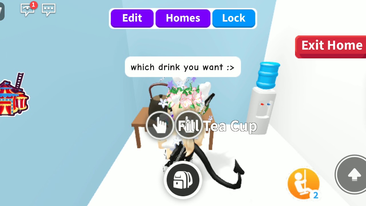 Drink shop tour (Roblox adopt me) - YouTube