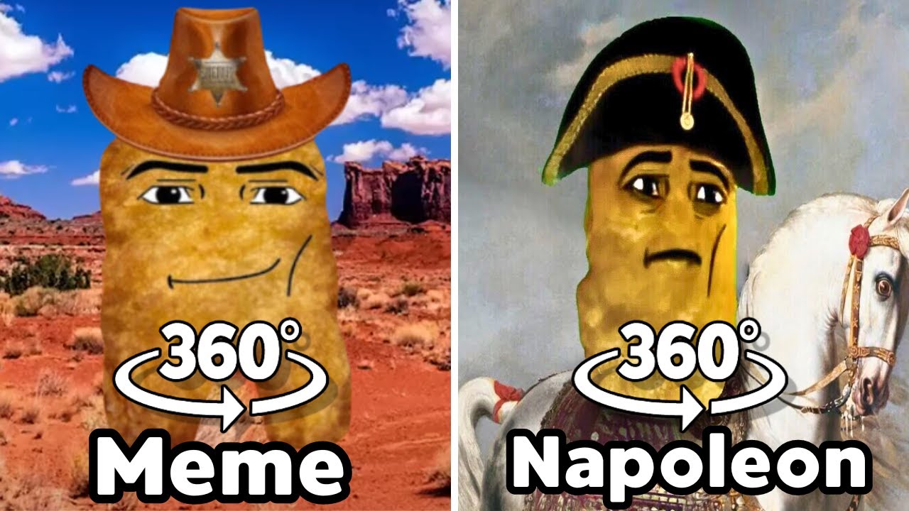 360º VR Gegagedigedagedago MEME VS Cotton eye joe 😞 Napoleon version ...
