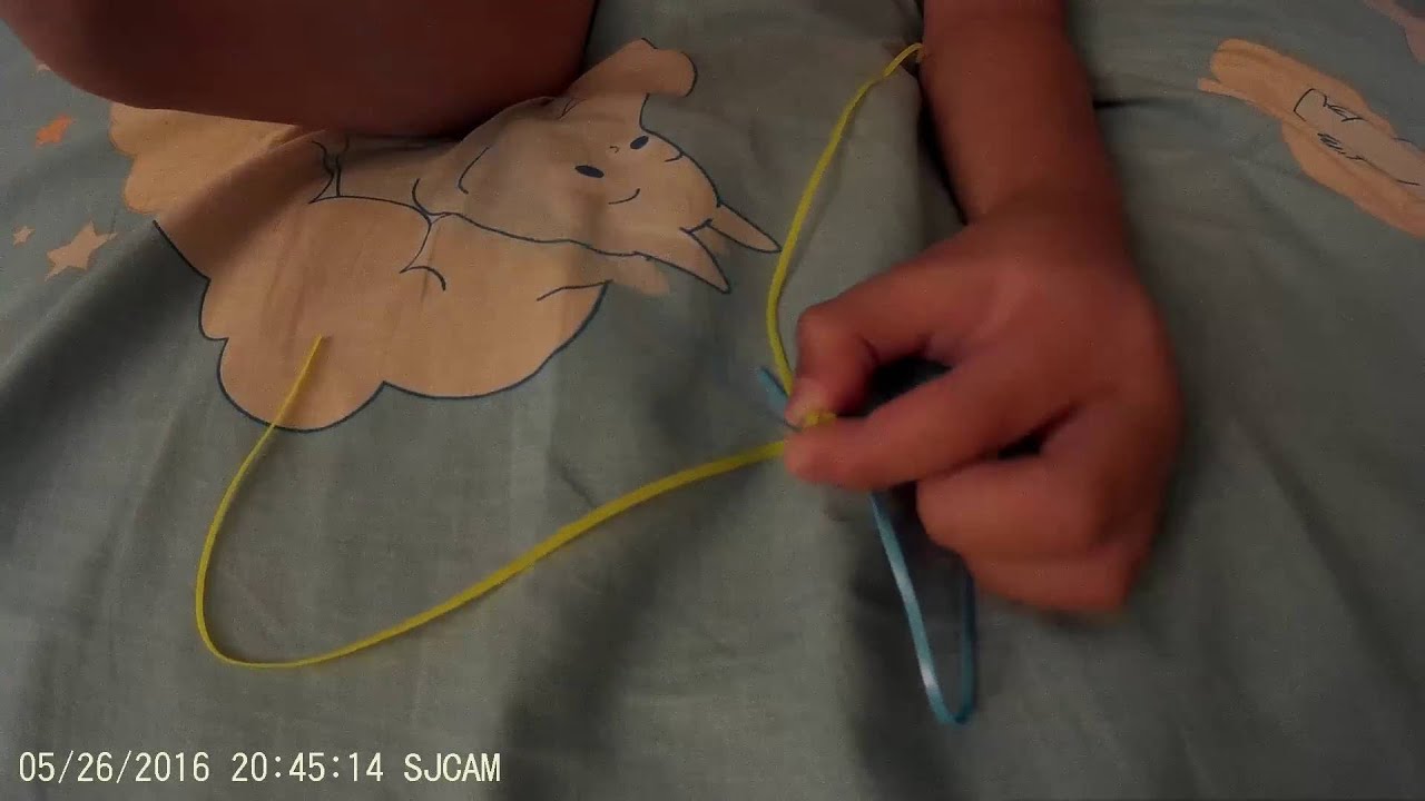 How to make the stitch of the box stitch lanyard - YouTube