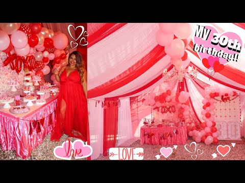 My 30th Birthday Party | Valentine's Day Party | Vlog