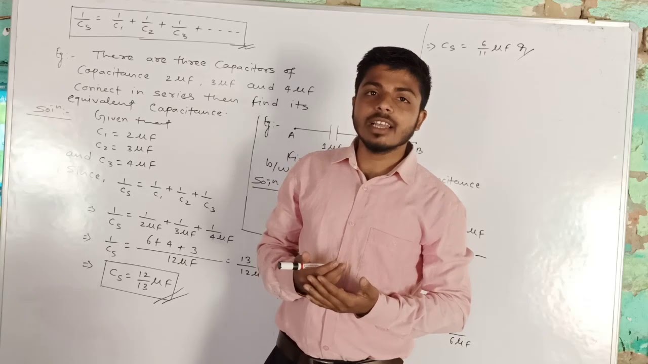 Numericals and concept related to capacitor ,By:- Nitish jha - YouTube
