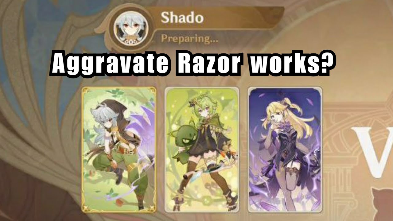 Aggravate Razor is good in Genius invocation TCG too?!? - YouTube