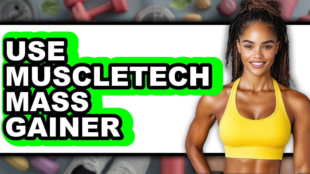 How To Use Muscletech Mass Gainer (Easy Method) - YouTube