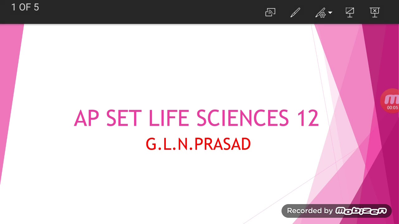 AP SET LIFE SCIENCES 12 - YouTube
