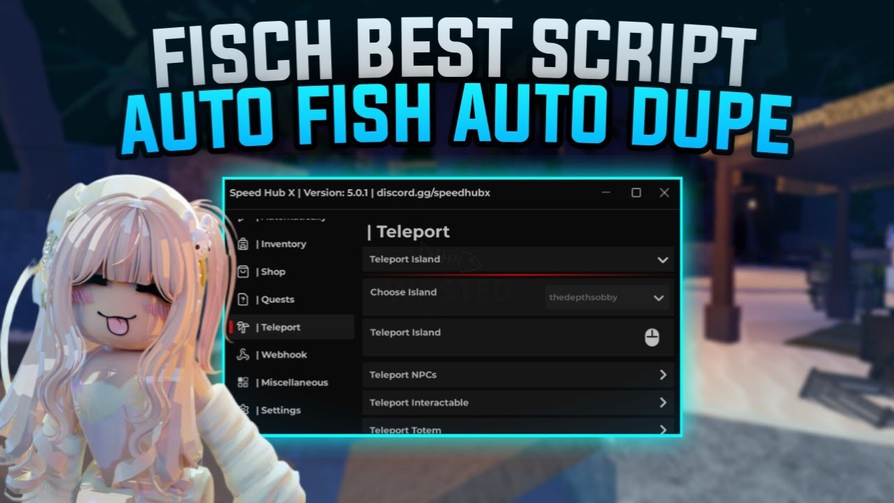 Fisch BEST SCRIPT Auto Fish, Auto Dupe, Teleport All Islands | Fluxus ...