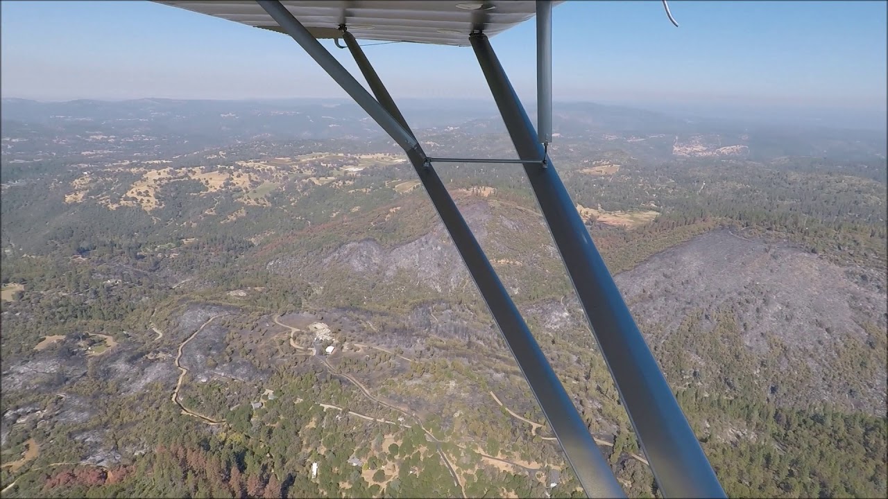 Lobo Fire 829 Acres Nevada County Ca Flyover - YouTube