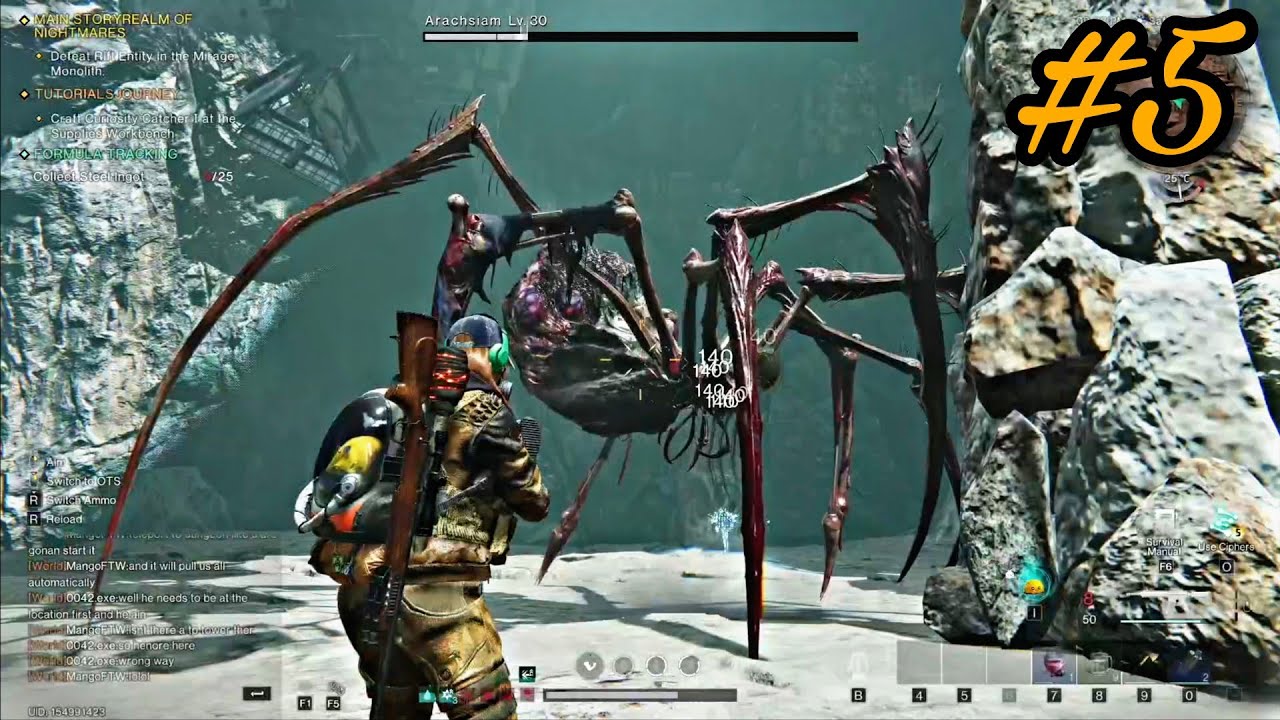 ONCE HUMAN Arachsiam Monster Gameplay Walkthrough Part 5 (1080P HD 60 ...