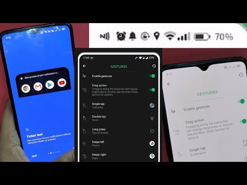 Customise Smartphone Status Bar, Gestures, Notification And Settings