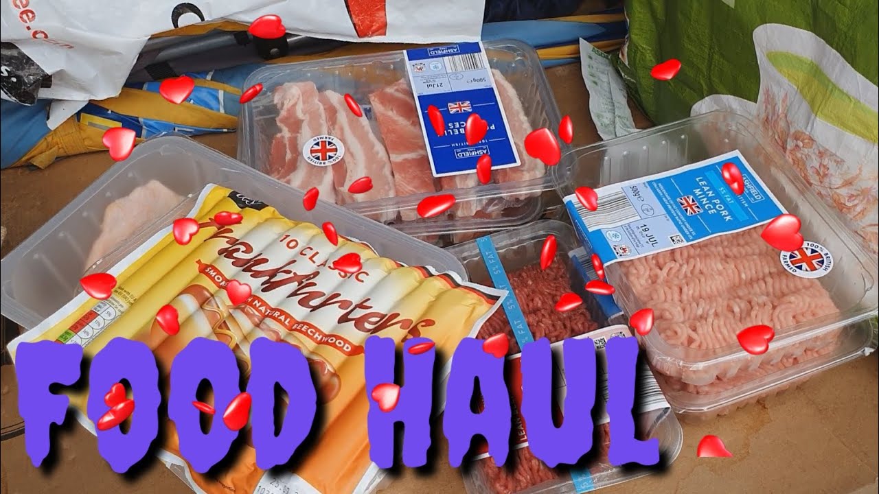 Weekly food haul - YouTube