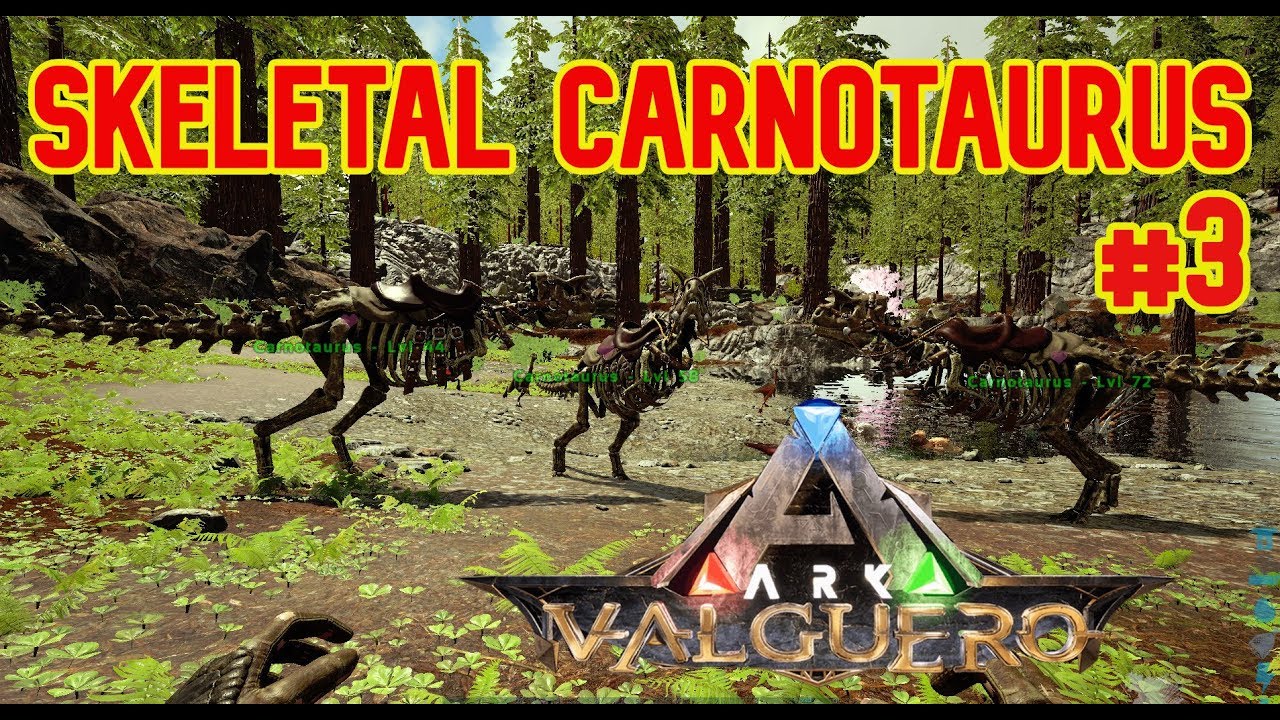 ARK: Survival Evolved - SKELETAL CARNOTAURUS - YouTube