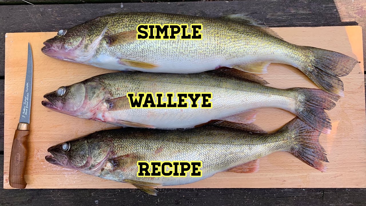 Simple Walleye Recipe (Clean and Cook) - YouTube