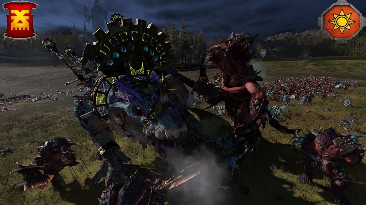 BloodBrute Behemoth Vs The Shredder of Lustria: Total War Warhammer III ...