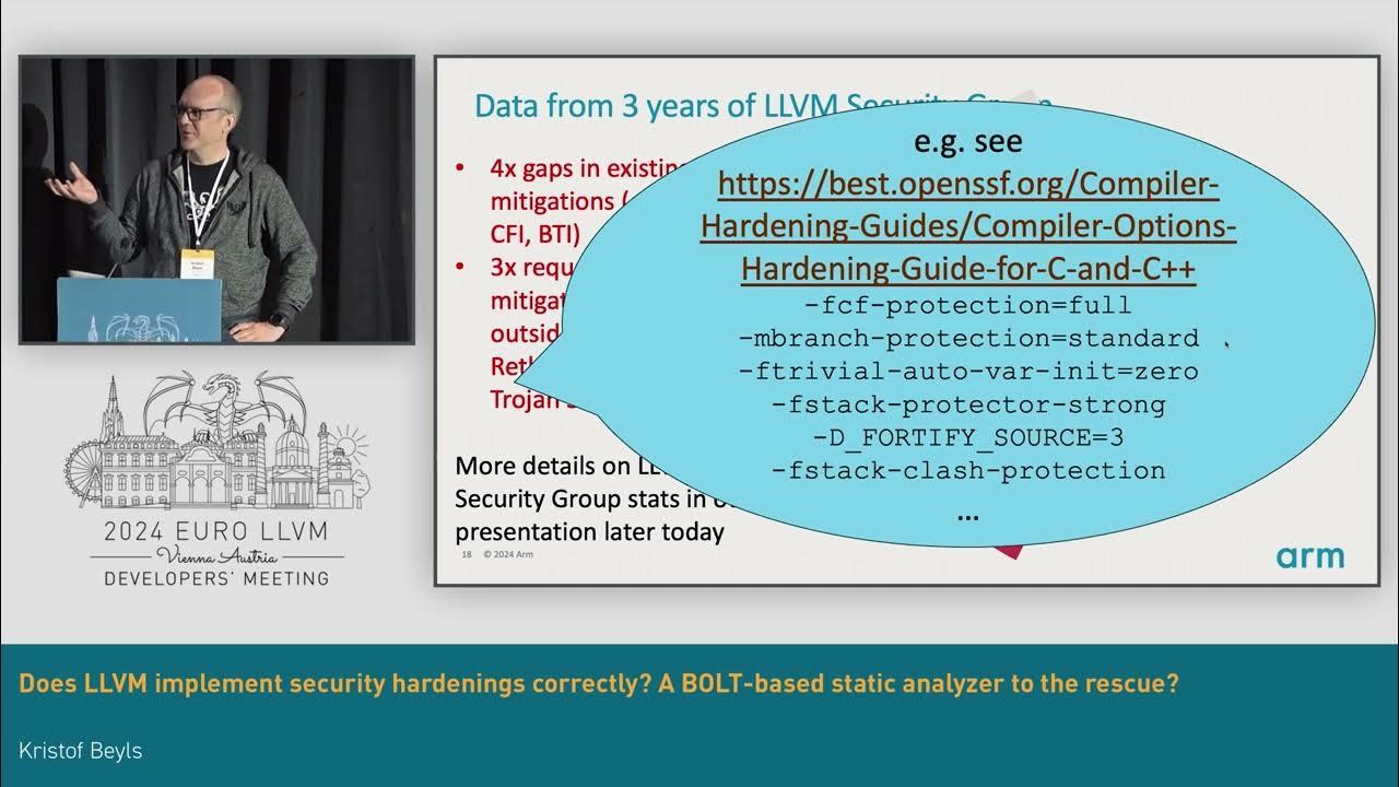 2024 EuroLLVM - Does LLVM implement security hardenings correctly? A BOLT-based static analyzer ...