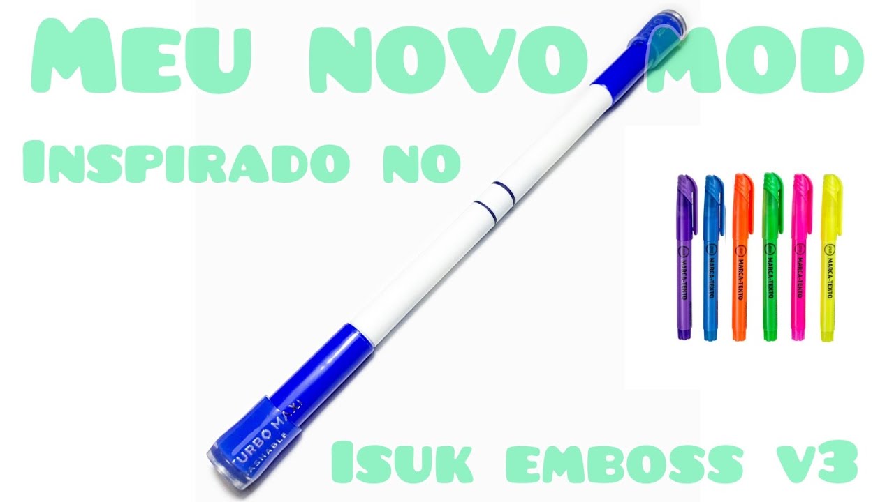 Meu novo mod inspirado no Isuk emboss v3 #penspinning - YouTube