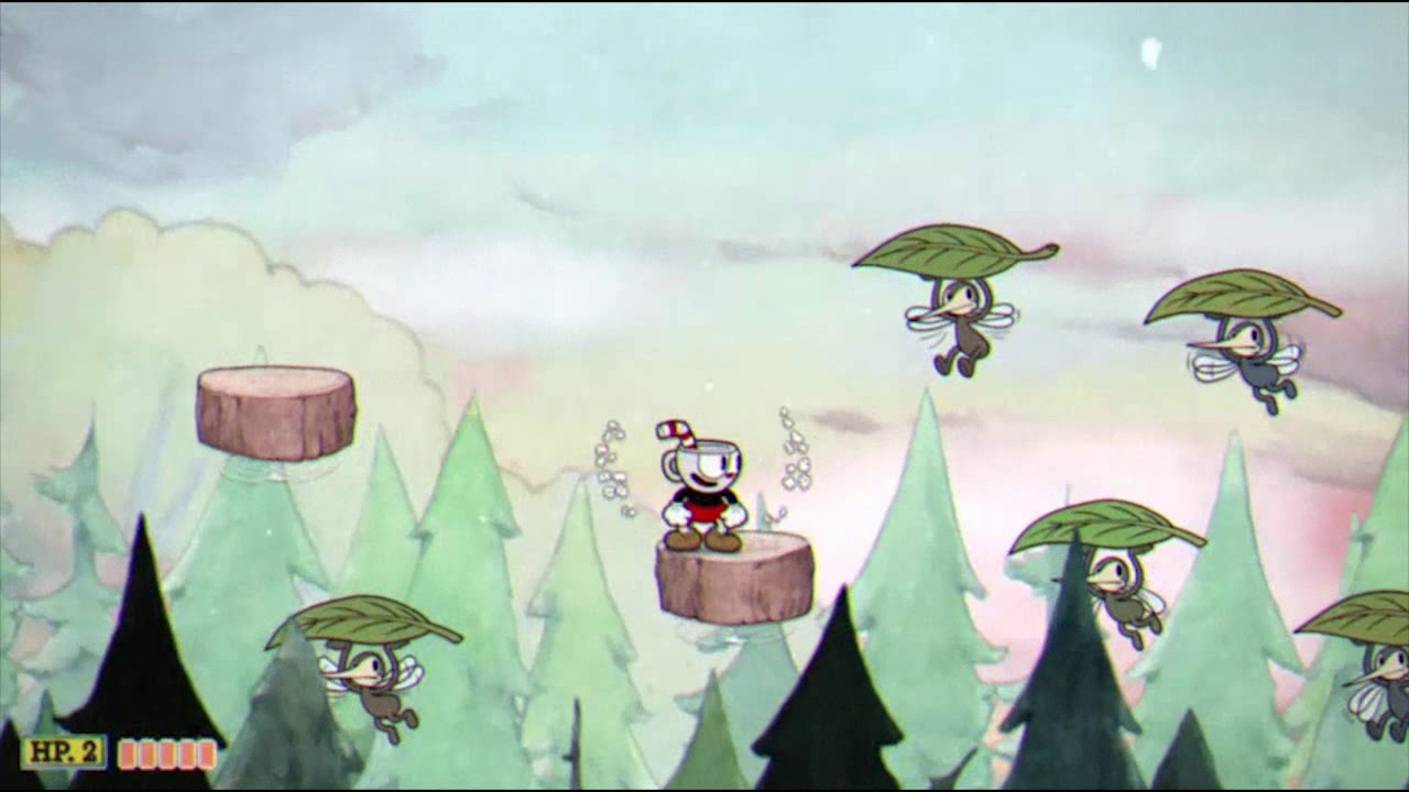 Cuphead with Alternate Music - Treetop Trouble - YouTube