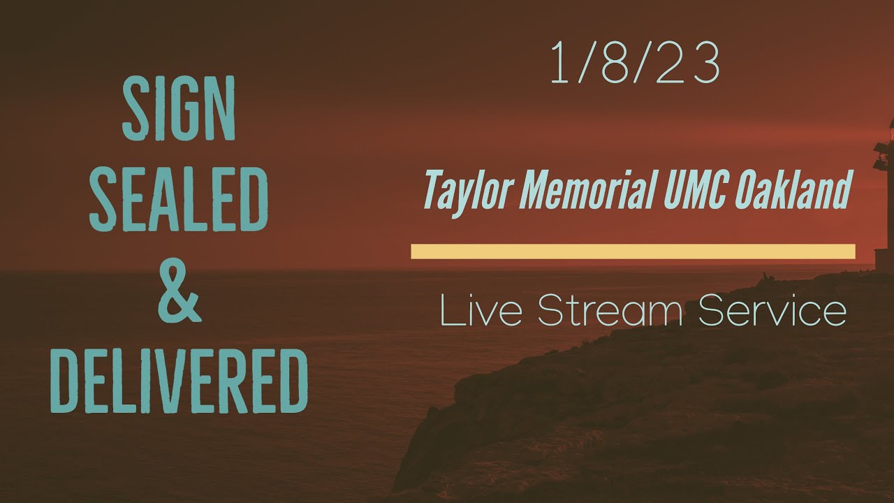 Sign Sealed & Delivered - Live Stream Service - 1/8/23 - YouTube