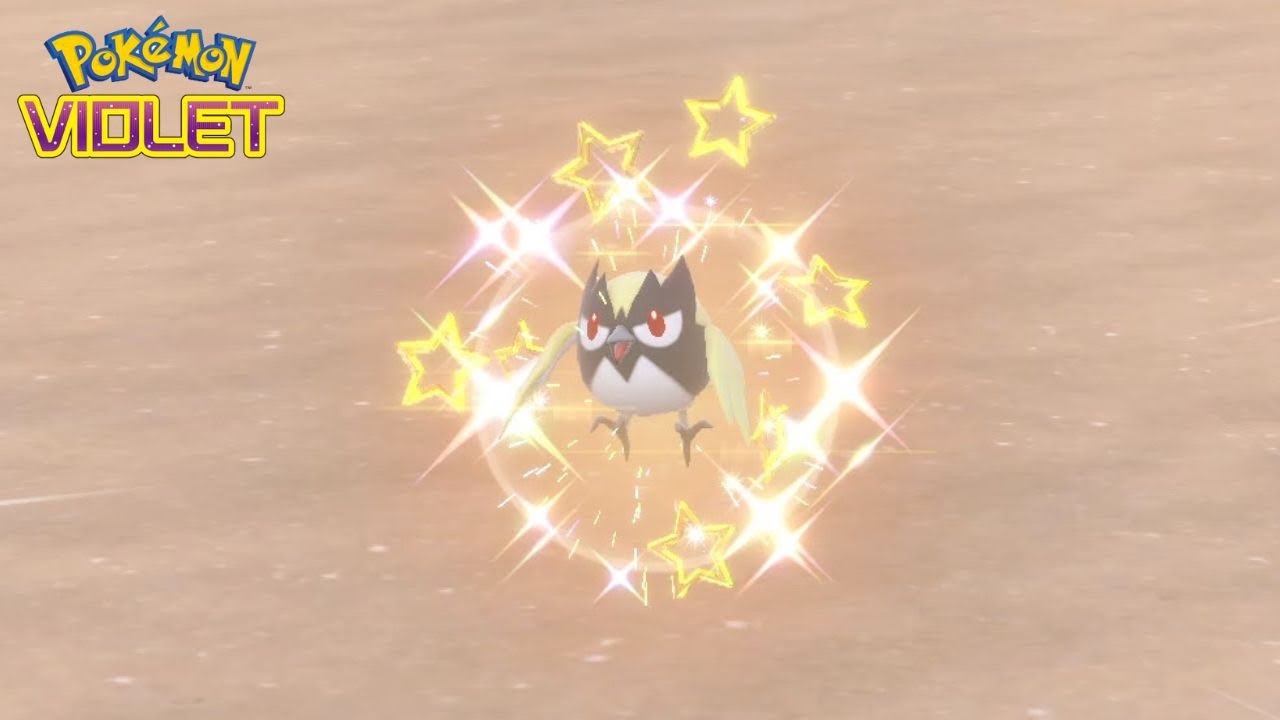 Shiny Rookidee! ~ Pokémon Violet - YouTube