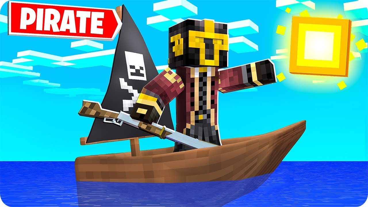 ME CONVIERTO EN PIRATA POR 1 DÍA EN MINECRAFT 😱 - YouTube