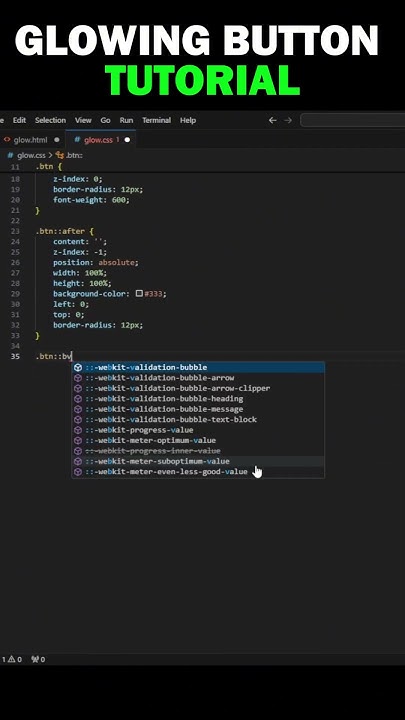 Eye-Catching Glowing Button Design with HTML & CSS! #webdevelopement #webdesign #webdevelopment ...