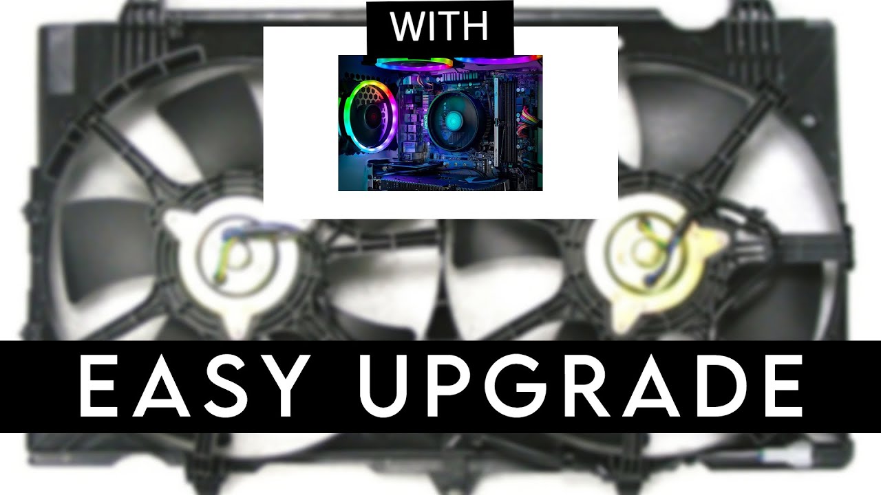 UPGRADING Stock Radiator Fans on EVGA CLC 240 MM WITH RGB Fans! - YouTube