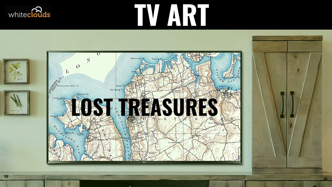 Vintage Maps of Lost Treasures | Turn your TV into Art | 25 HD Maps | 1 ...
